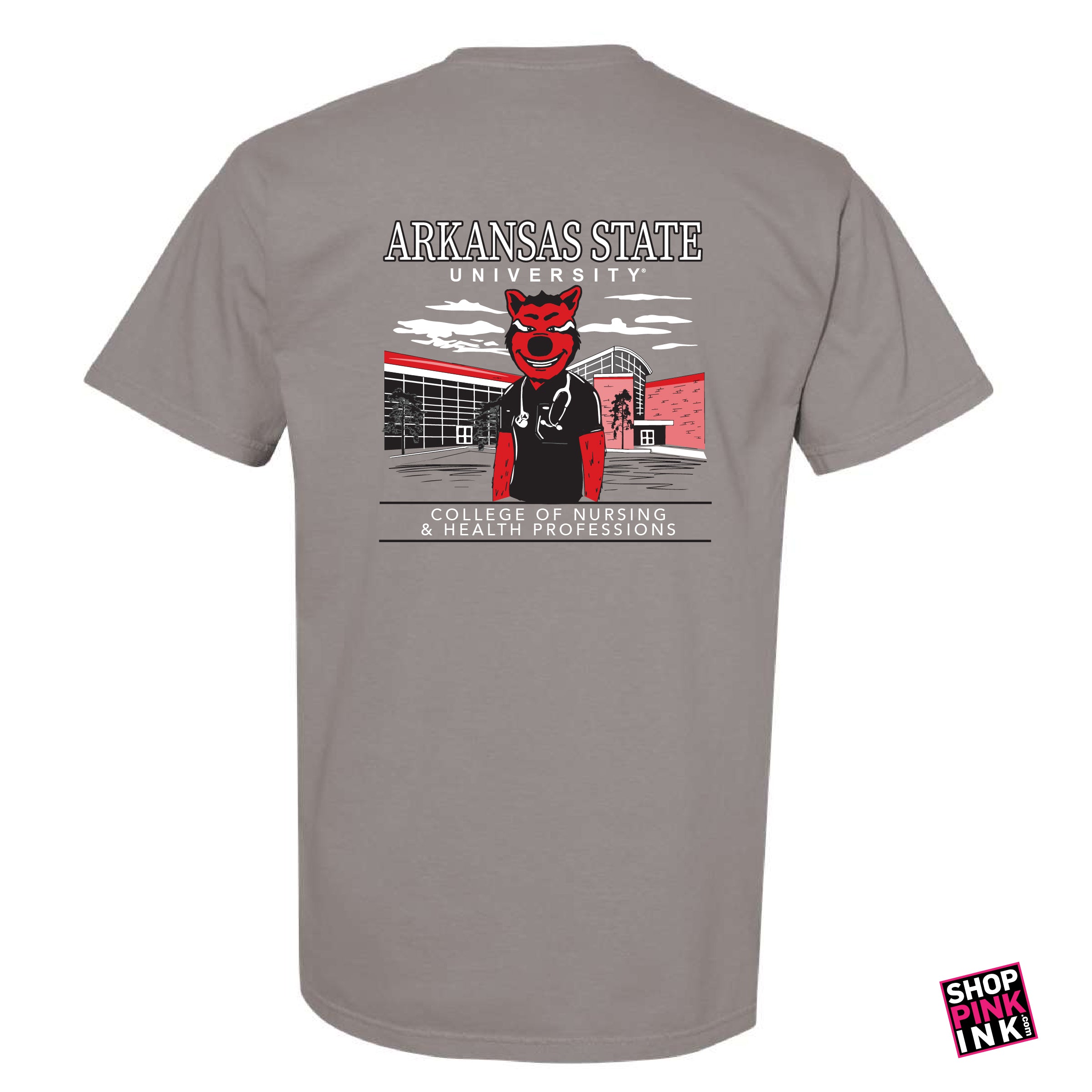 ASTATE Nursing - Howl Student Nurse - Short Sleeve - 22781 – Pink Ink ...